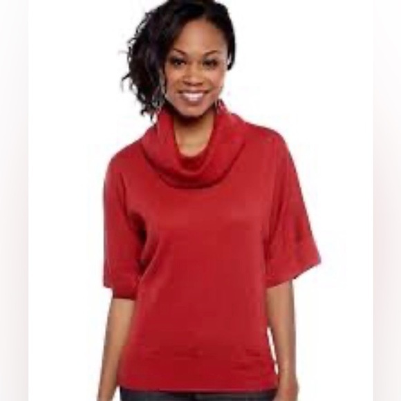 MICHAEL Michael Kors | Tops | Nwt Michael Michael Kors Red Cowl Neck ...